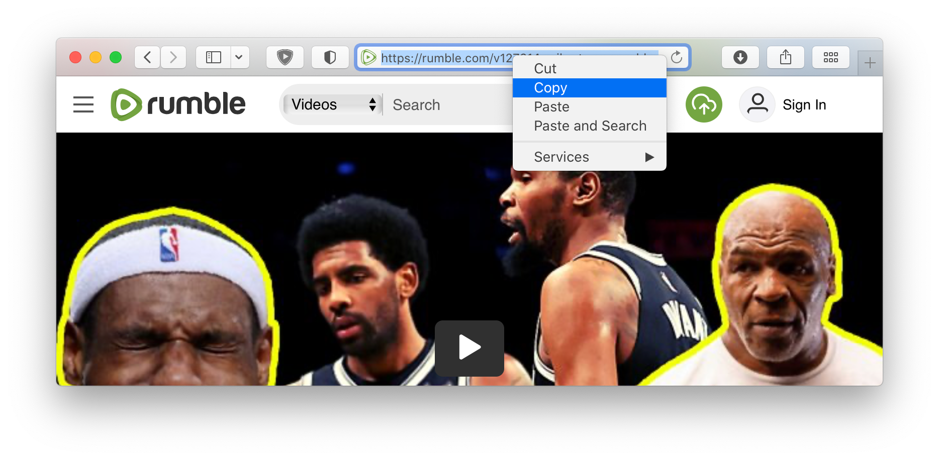 Easy way to download videos from Rumble