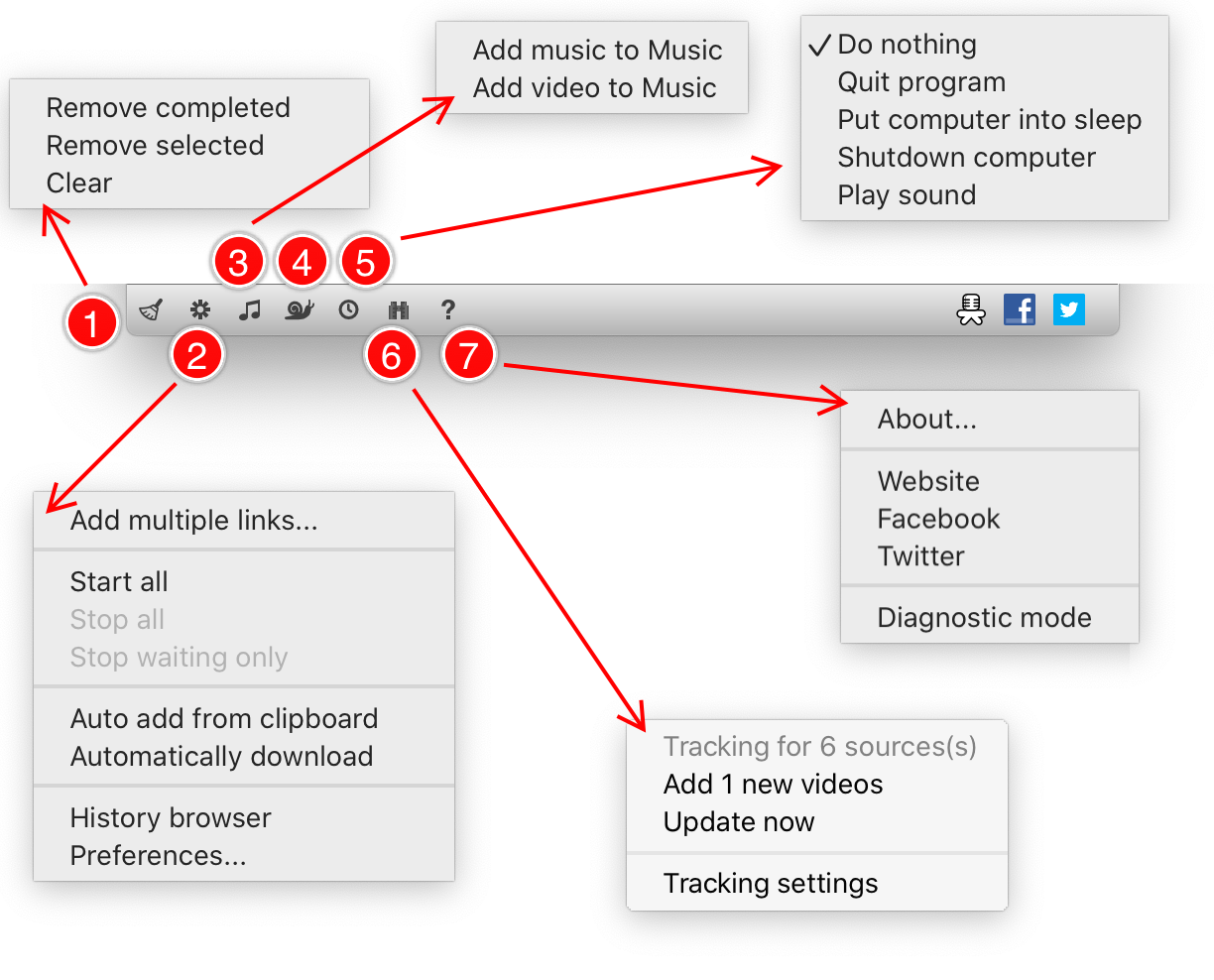 Understanding the user interface of MediaHuman YouTube Downloader